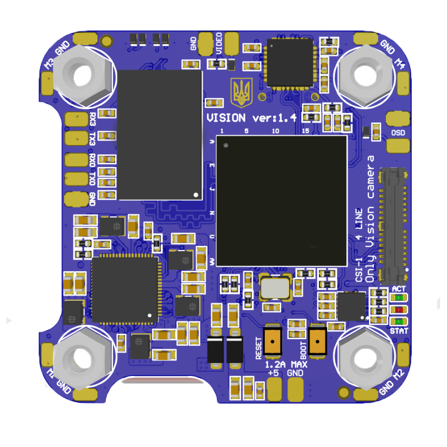 Vision V1.4, товари для фпв дронів, обладнання для FPV лінійки stellar